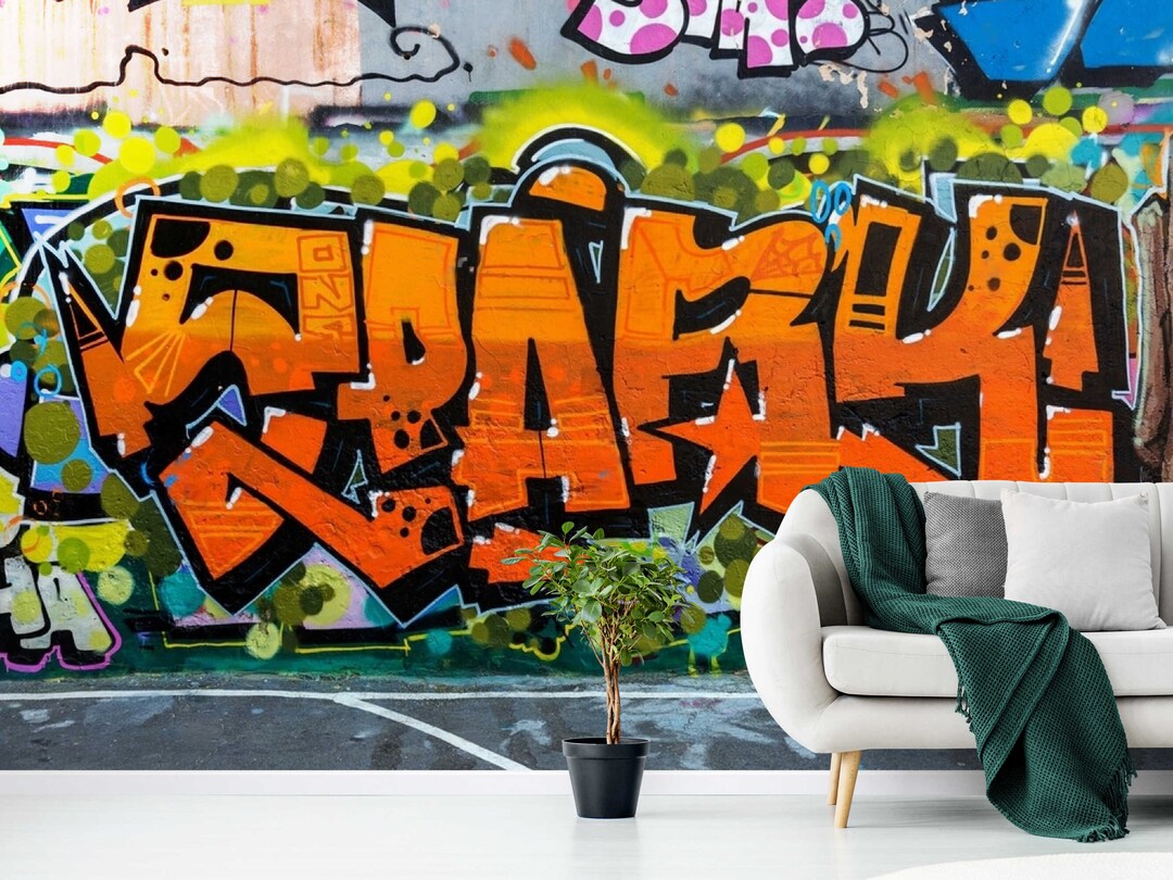 Art Under Ground Graffiti Wall Mural Peel and Stick Wallpaper for ...