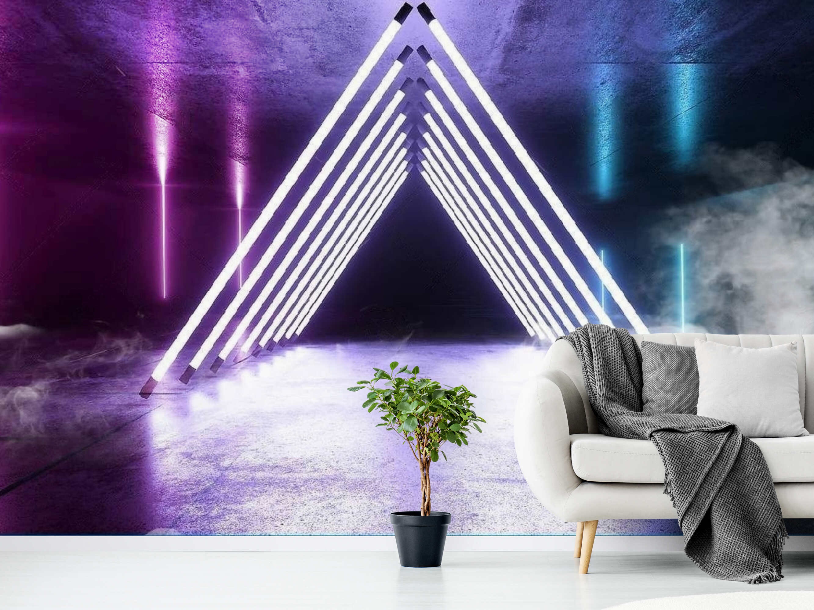 Space Wallpaper Spaceship Wall Mural Space Decor Fantastic Space Wall ...