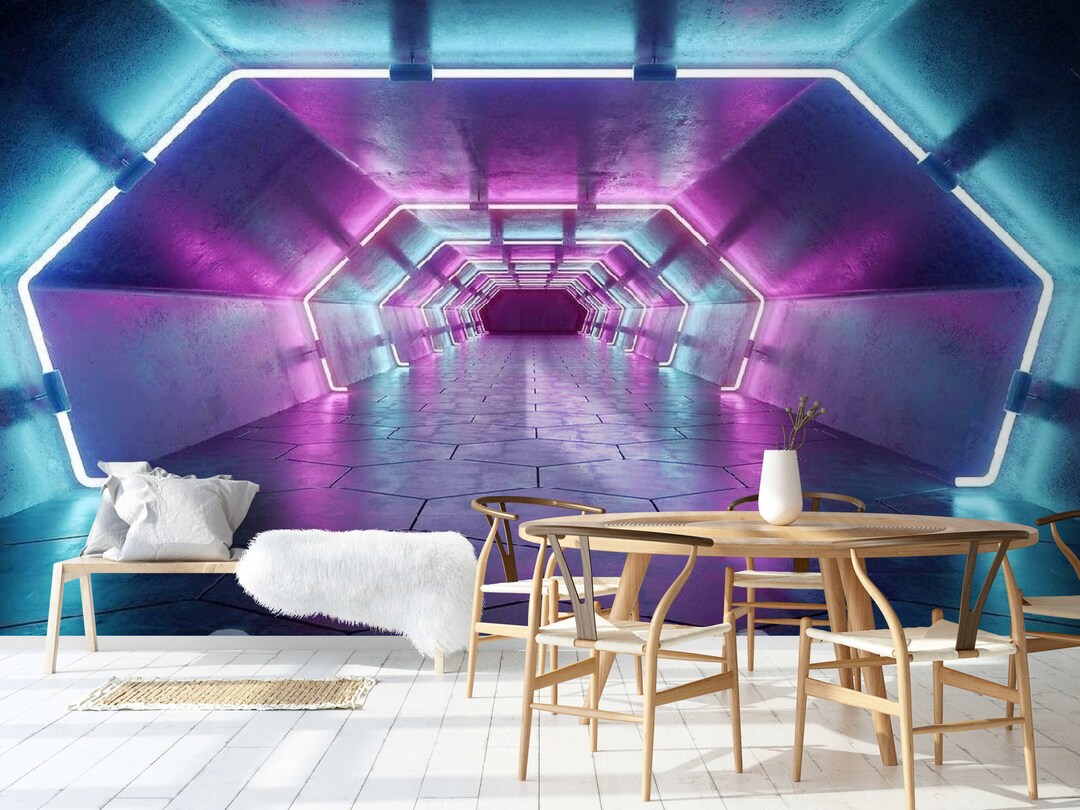 Outer Space Views From the Spaceship Removable Large Wallpaper Self ...