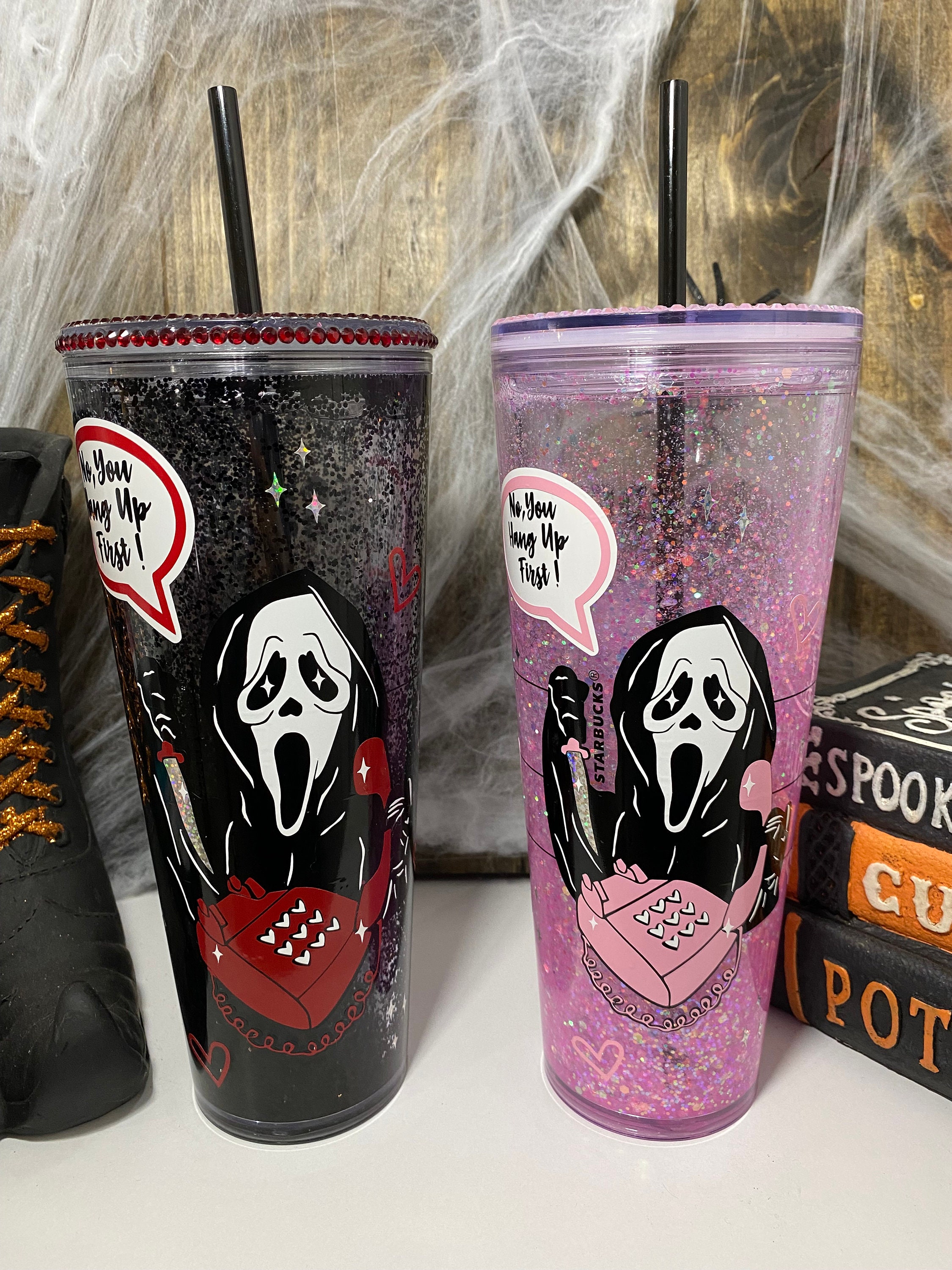 Home & Living Scream Ghostface Tumbler|Ghostface Starbucks Reusable Cup ...
