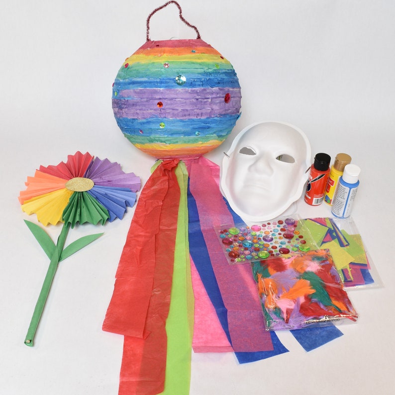 Artsy Rainbow Craft Kit, Kids DIY Activities - Etsy