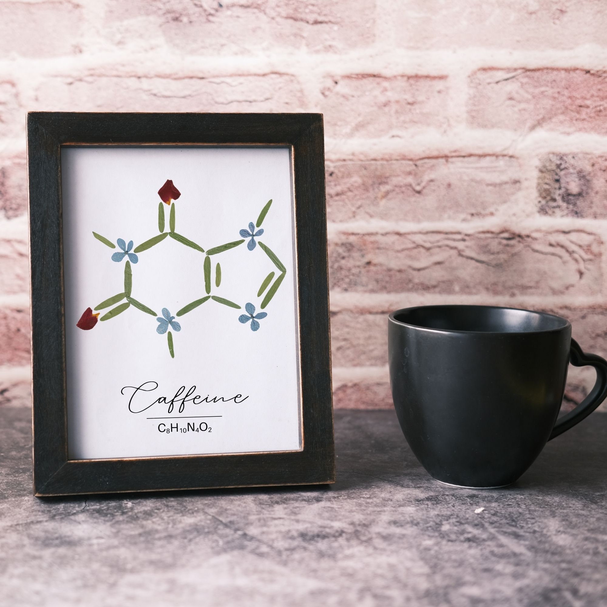 PRINTABLE Caffeine Molecule Wall Art for Coffee Lover or - Etsy