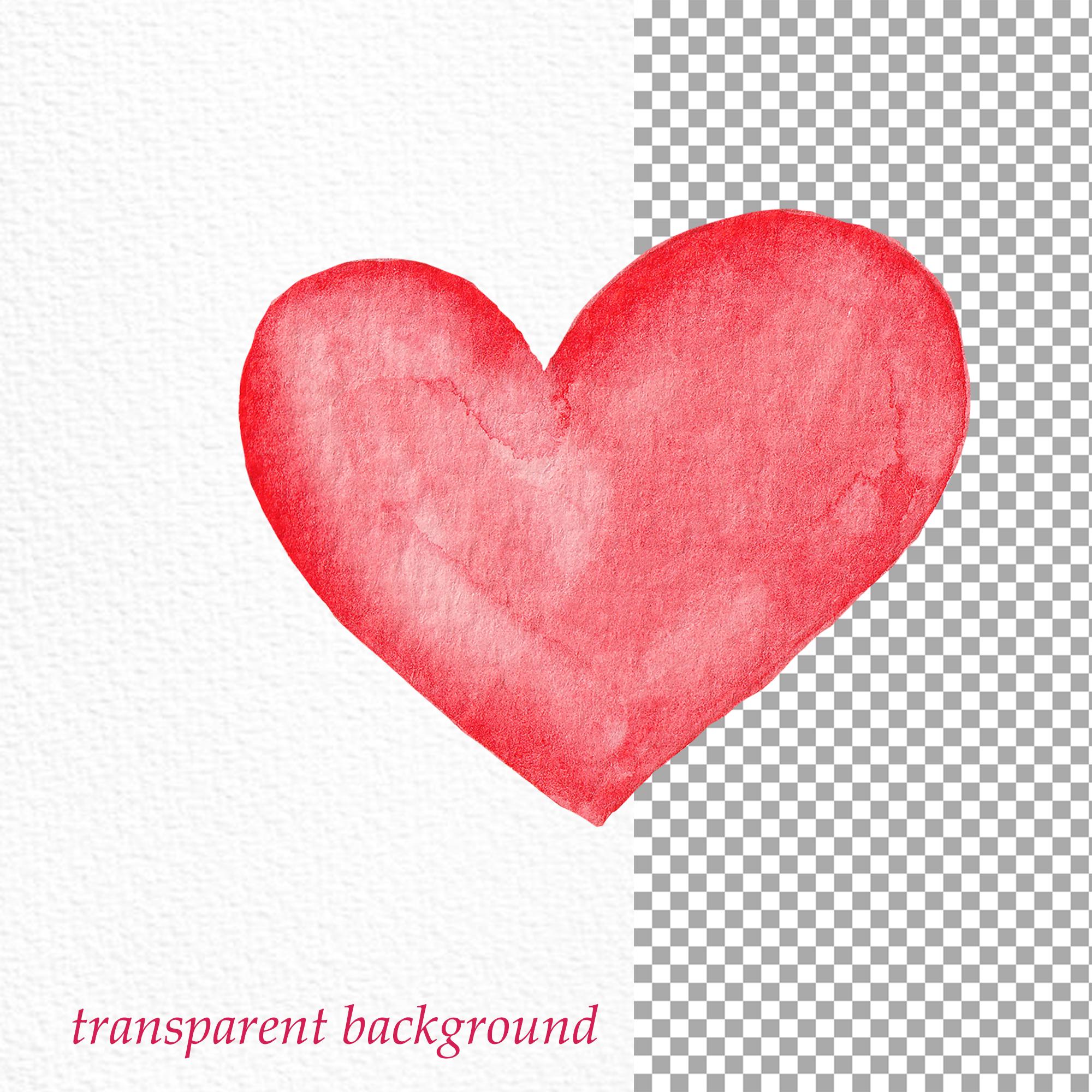 Heart Shape Png, Watercolor Clipart, Watercolor Shapes, Pink Heart ...