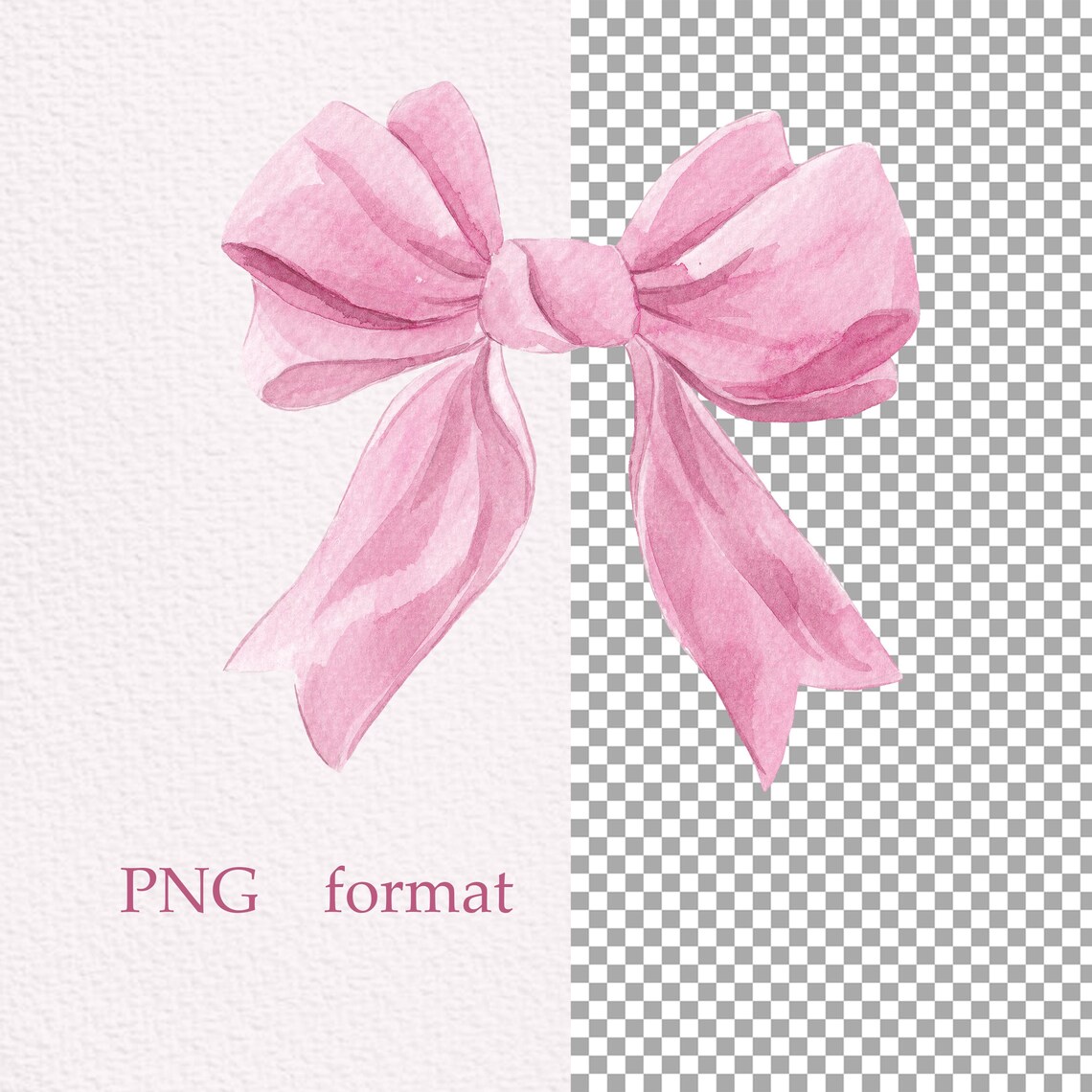 Bow Clipart, Girl Coquette, Watercolor Pink Bow, PNG Clipart, Bow Png ...