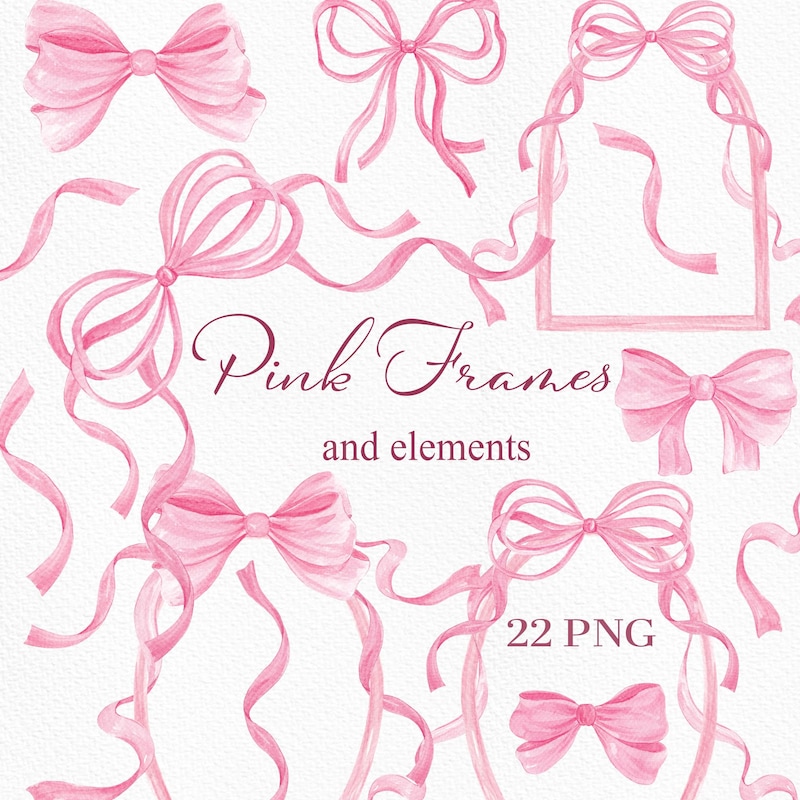 Bow Border - Etsy