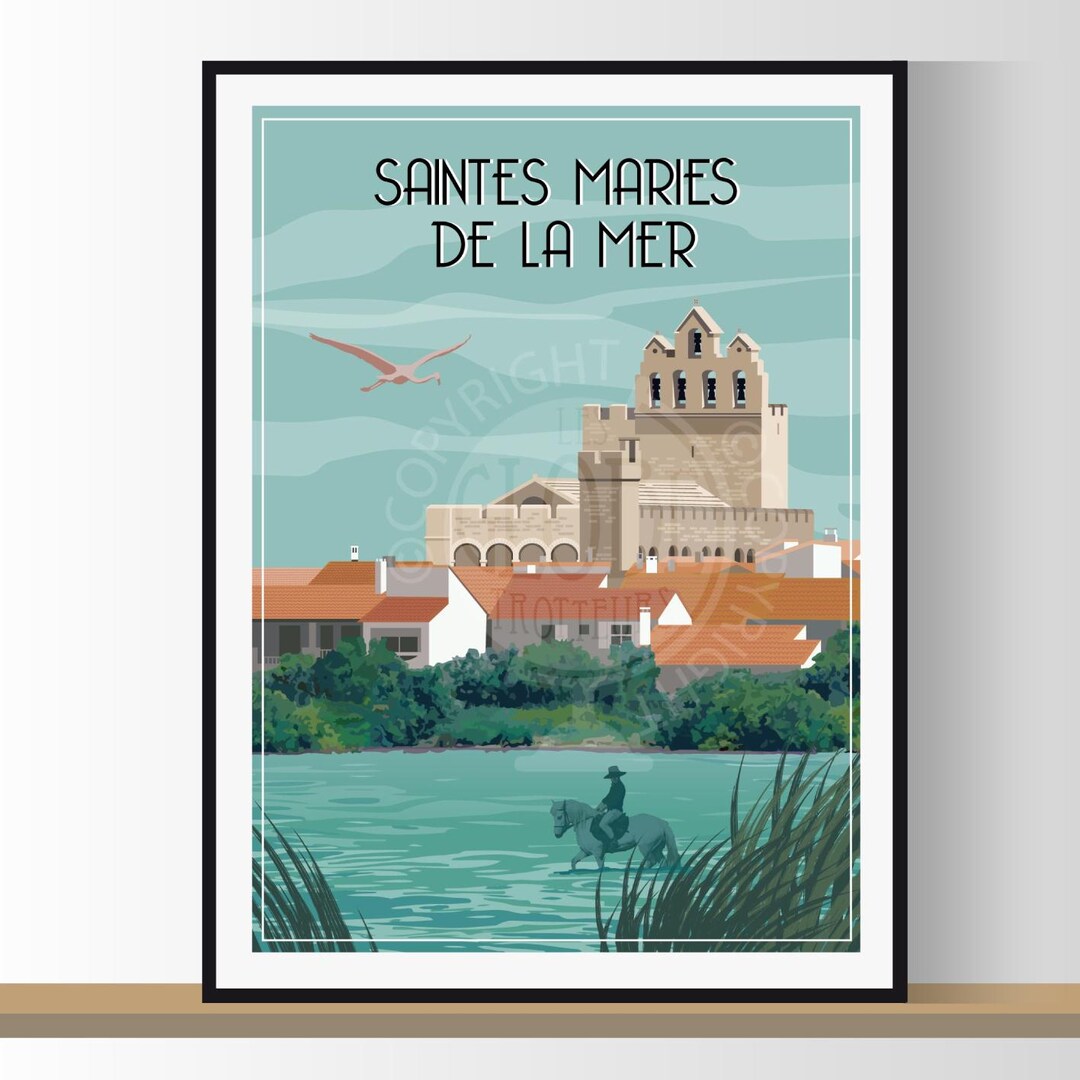 Saintes-maries-de-la-mer Poster, Saintes-maries-de-la-mer Poster ...