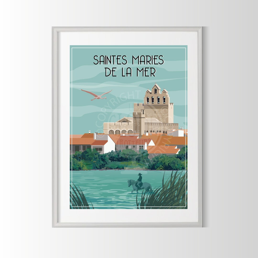Poster Saintes Maries De La Mer, Poster Saintes Maries De La Mer ...