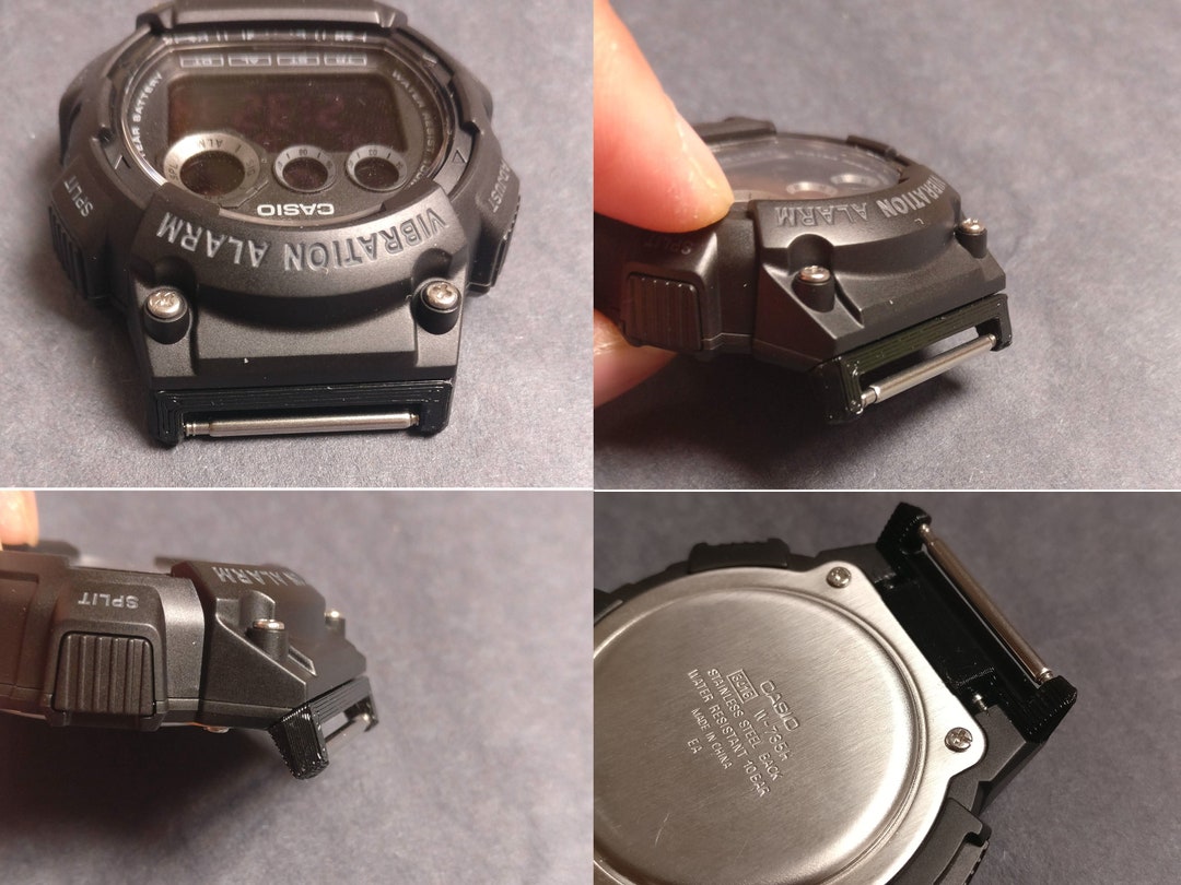 3D Printed Casio Watch Strap Adapters for 18mm, 20mm, 22mm, 24mm and ...