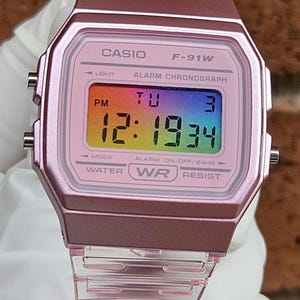 Prebuilt Modified Casio F-91W With Backlight Spreader and LED ...