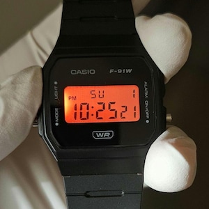 Prebuilt Modified Casio F-91W With Backlight Spreader and LED ...