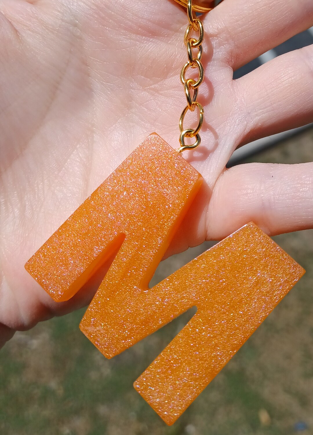 Solid Color Alphabet Keychains - Etsy UK