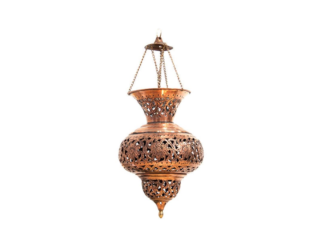 Persian Lantern Copper – Hanging Lamp - Etsy