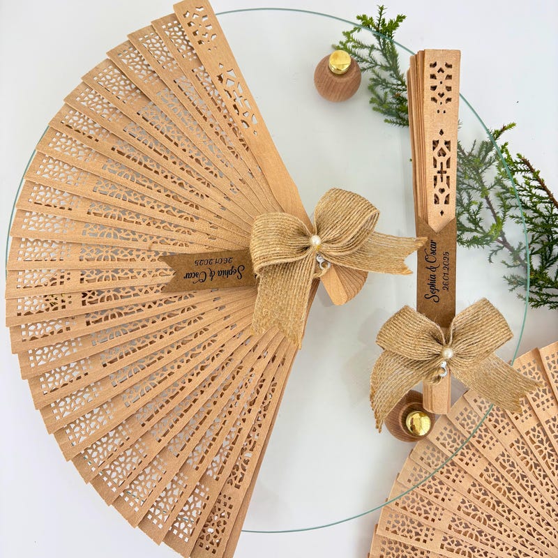 Personalized Hand Fans - Etsy