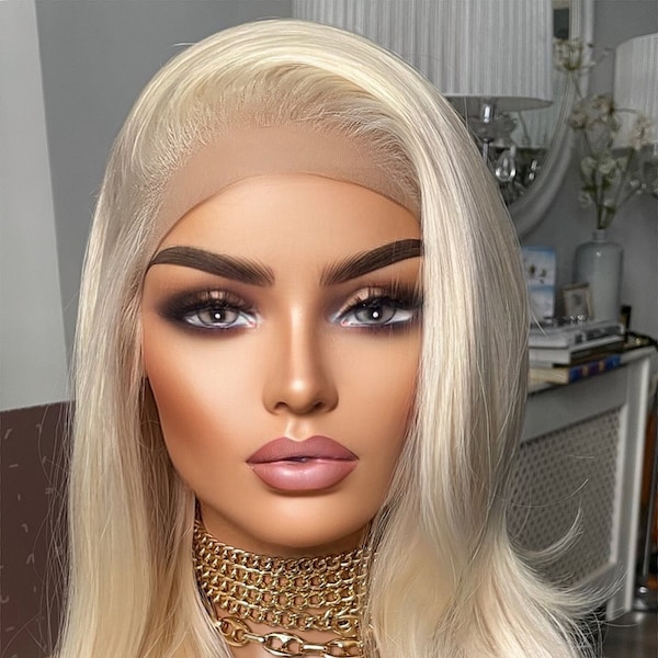 Platinum Blonde Wig Etsy