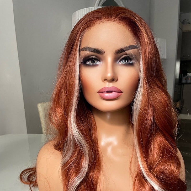 Copper Lace Front Wigs - Etsy