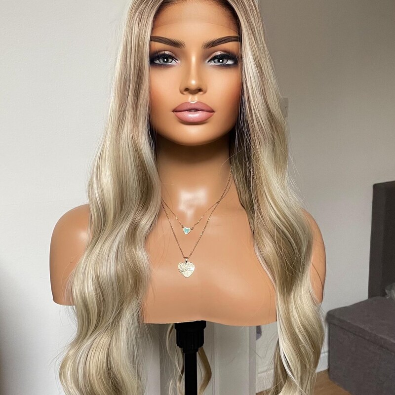 Realistic Blonde Wig - Etsy