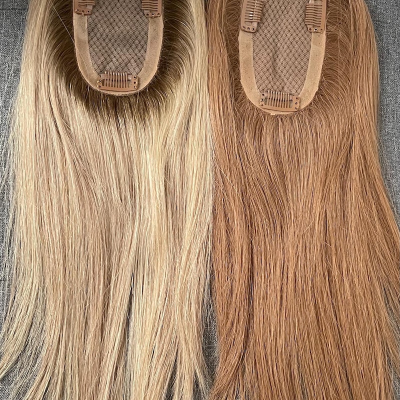 Blonde Rooted Hair Topper - Etsy