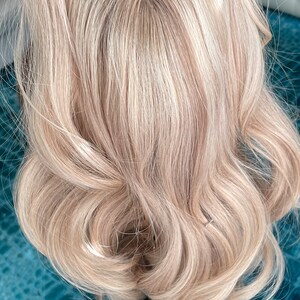 Mixed Blonde Silk Base With Weft Topper Sizes 5x6 14 Inches / Slightly ...
