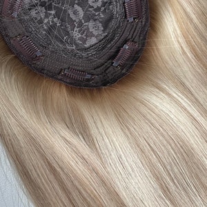 Mixed Blonde Silk Base With Weft Topper Sizes 5x6 14 Inches / Slightly ...