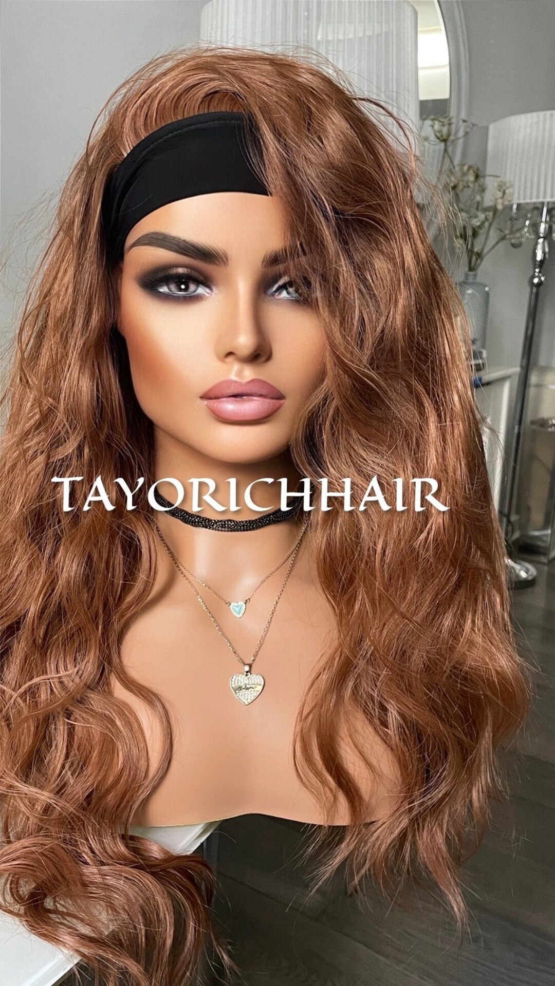 Ponytail Gym Wig With Band /exercise Wig/ Workout Auburn Wig - Etsy