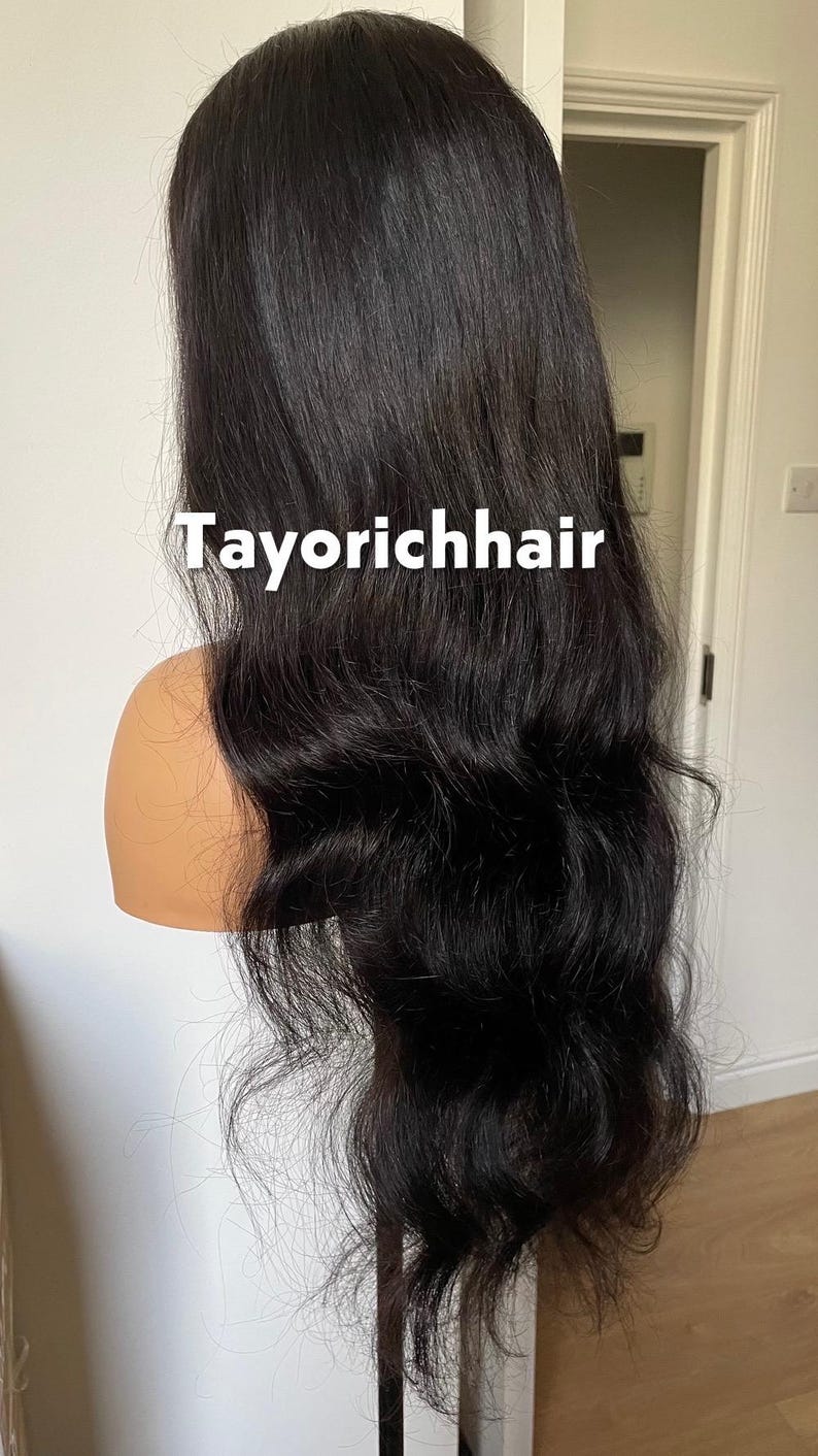 Black Human Hair Wig: HD Lace Front, Bleached Knots, Small Cap - Etsy UK