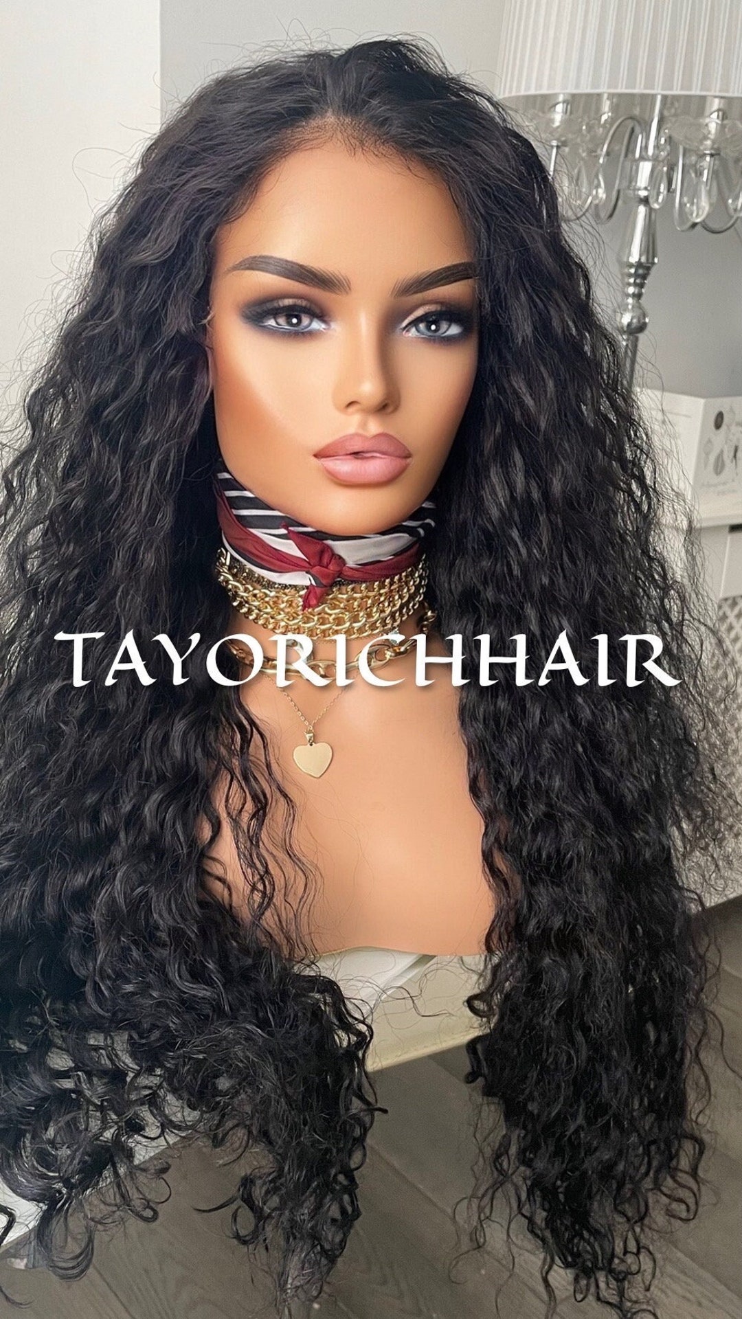 Black HD Lace Front Wig 13X6 26 Inches Hair Real Wig / 26 Inches Long ...