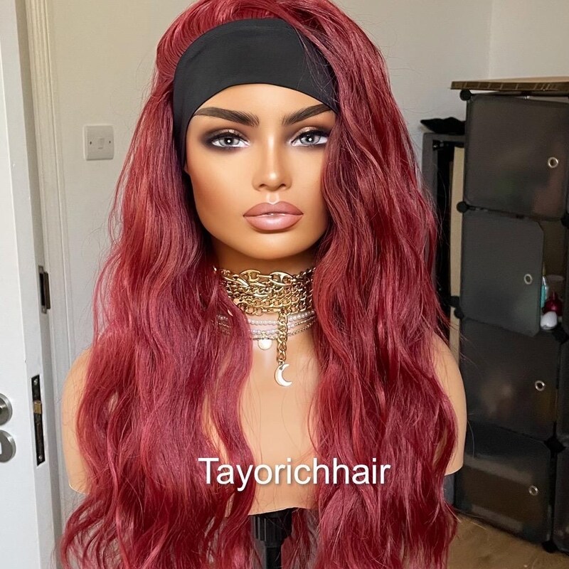 Red Wigs - Etsy