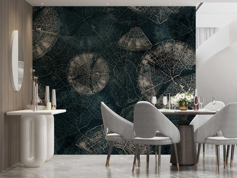 Abstract Forest Canopy: Overhead Woodland Wallpaper - Etsy