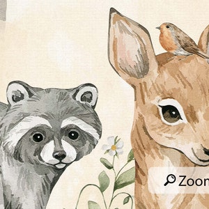 Wallpaper With Forest Animals Resting by the River, High-quality Eye ...