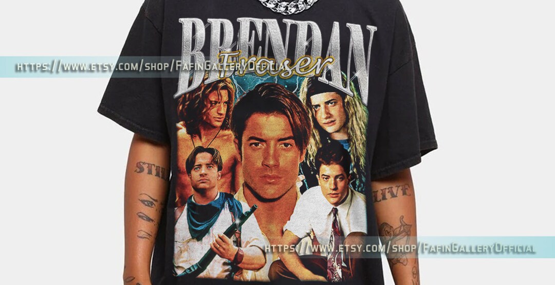 RETRO BRENDAN FRASER Unisex Shirts, Brendan Fraser Vintage Shirt ...