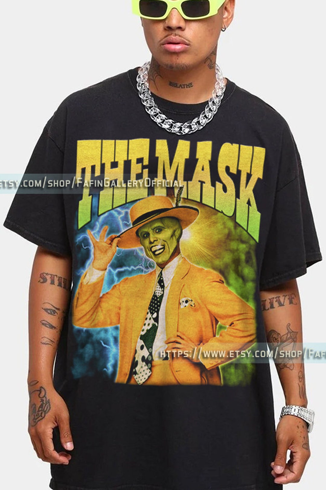 RETRO THE MASKK Shirt, Jim Carrey Comedian Shirt, Jim Carrey Homage ...