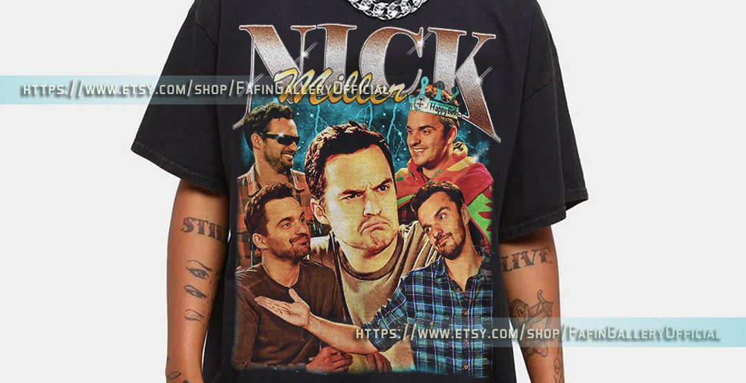 NICK MILLER Shirt, Nick Miller Homage Vintage Tshirt, Nick Miller Retro ...