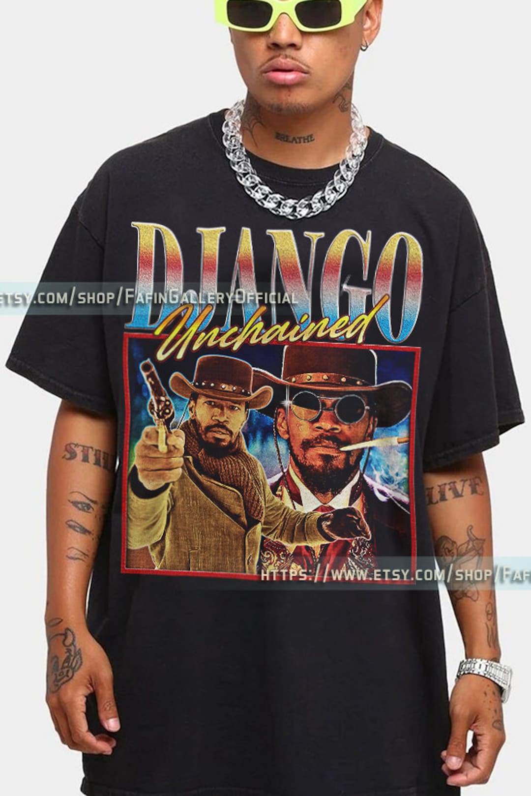 RETRO DJANGO UNCHAINED Shirt, Dr. Kingschultz Shirt, Dr. Kingschultz ...