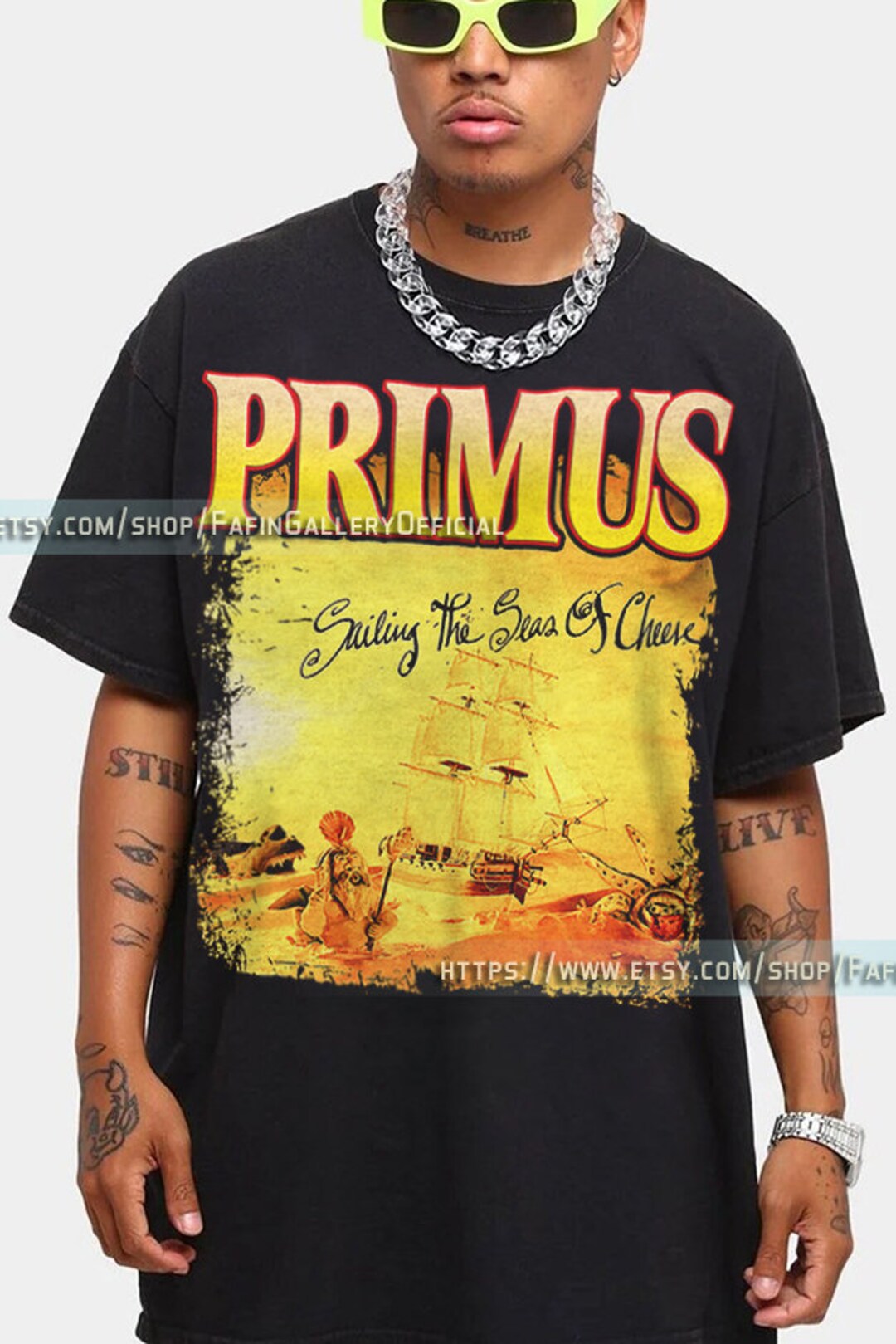 PRIMUS Tshirt, Primus Shirt, American Rock Band Primus Sailing the Sea ...