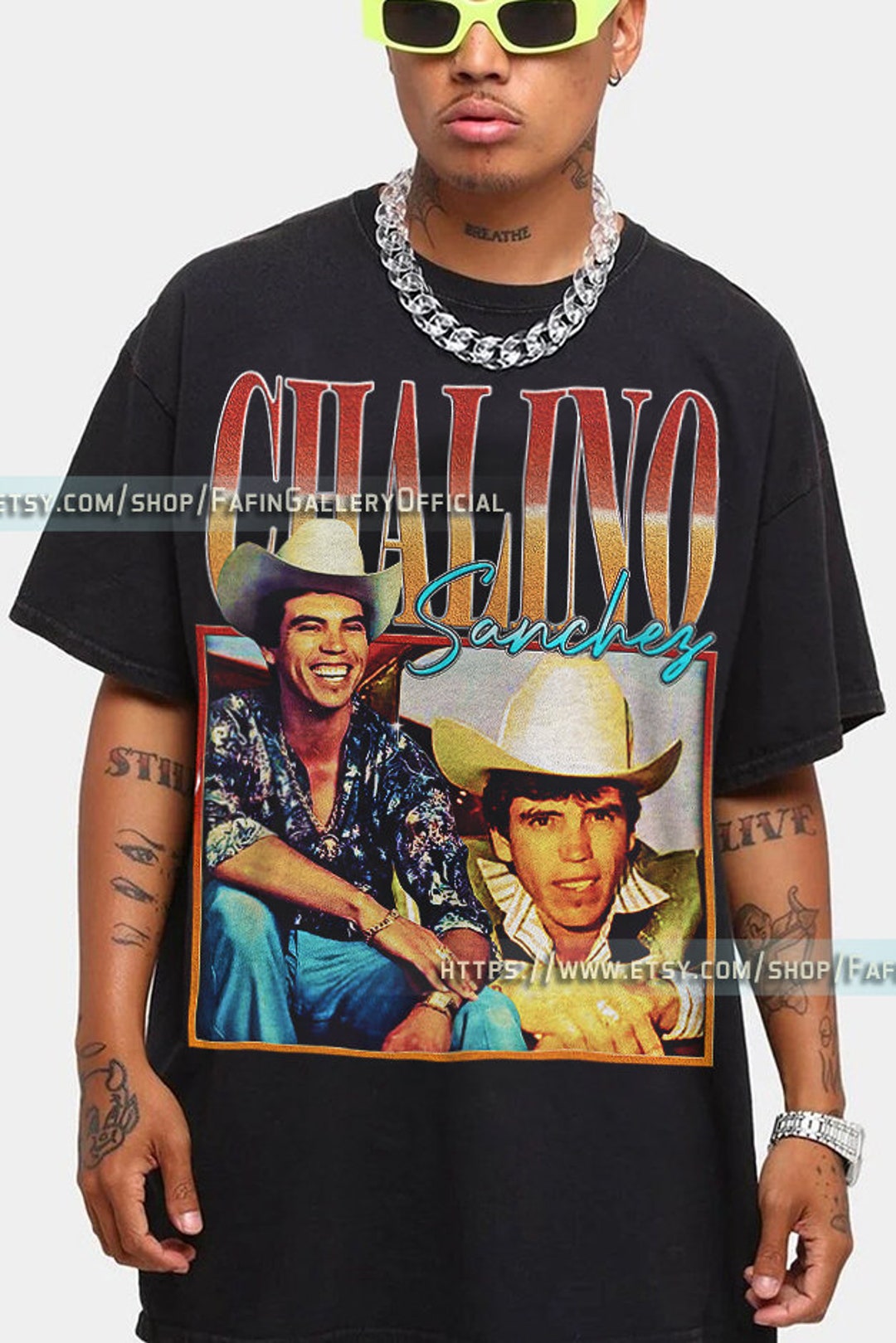 CHALINO Sanchezz Shirt, Camacho Ariel Shirt, Vintage Retro 90s T-shirt ...
