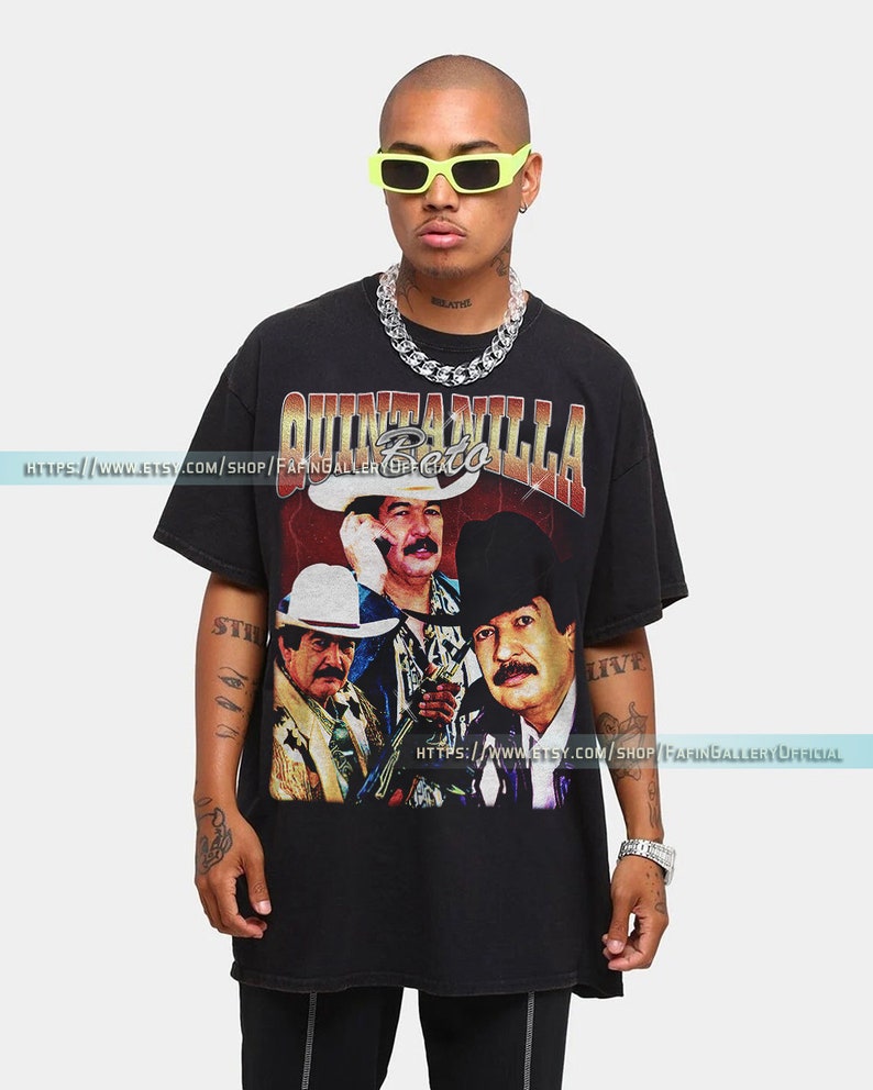 Norberto Beto Quintanilla Iracheta Shirt, Vintage Corridos Music Artist ...