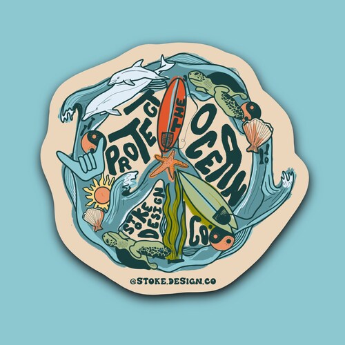 Protect the Oceans Bumper Sticker / Decal or Magnet - Etsy