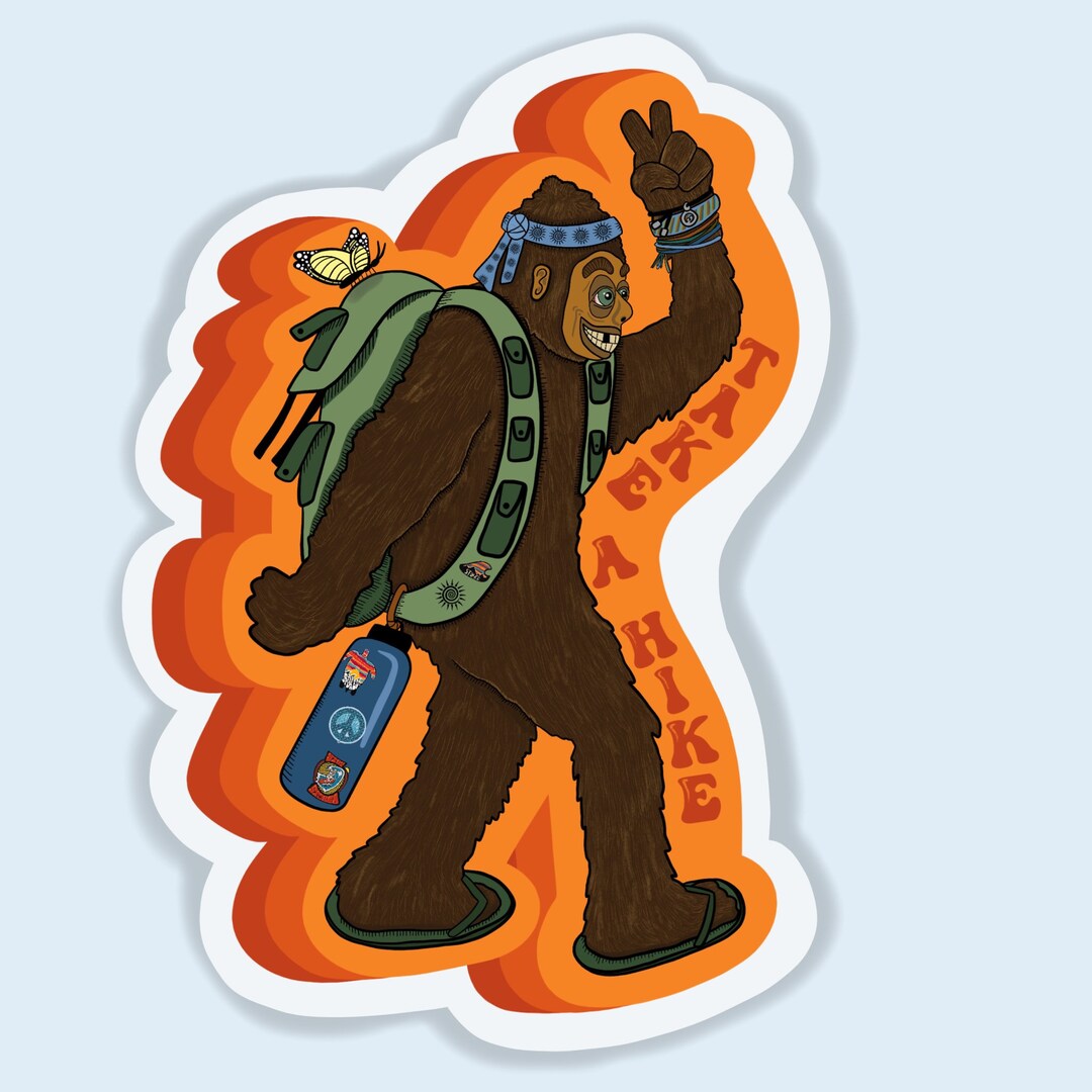 SQUATCHIN STICKER - Etsy