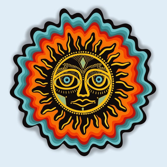 Trippy Drawings Of The Sun