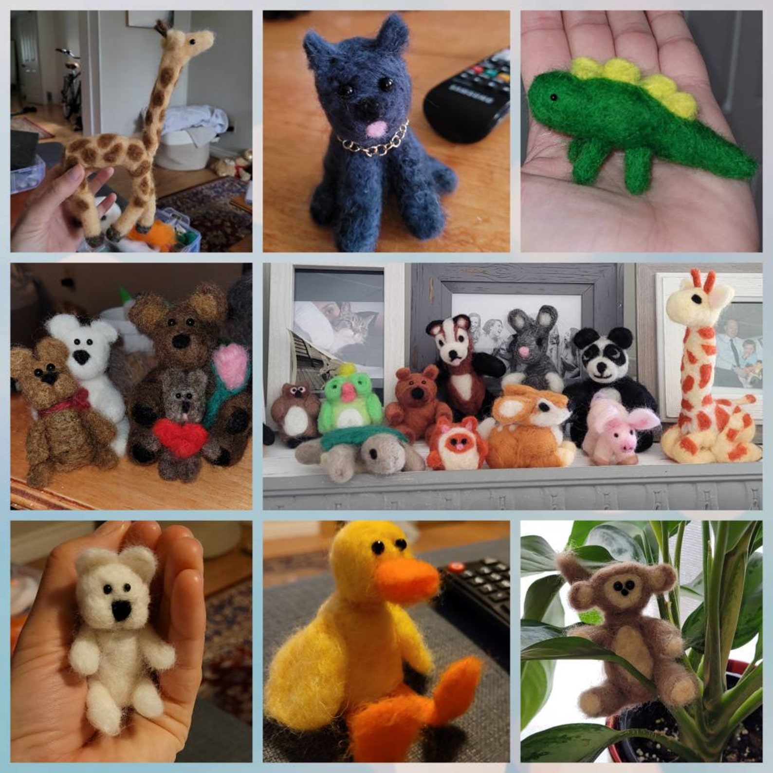 Custom Made Felt Creatures - Etsy
