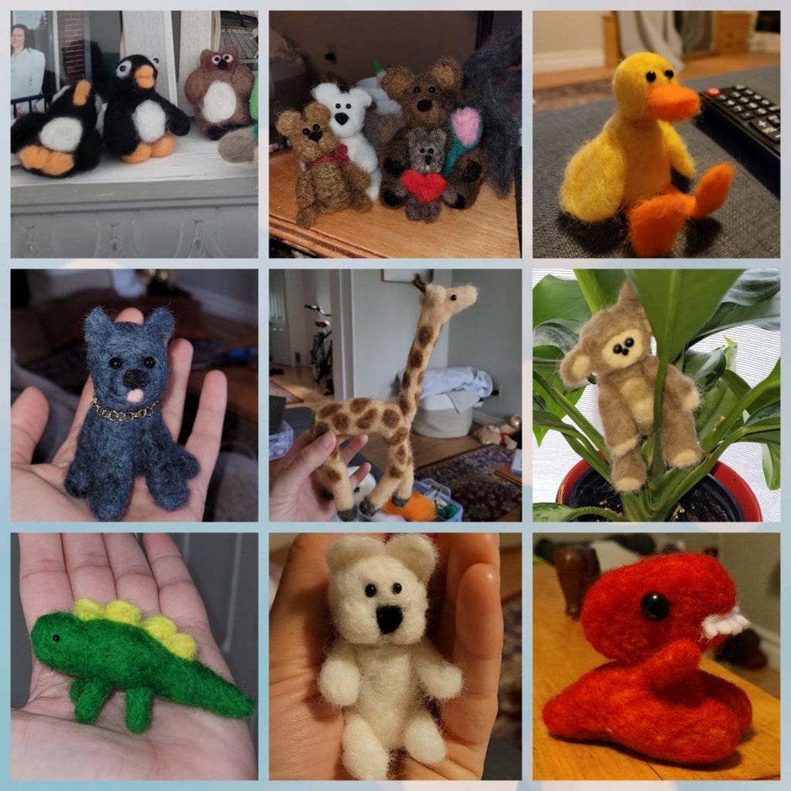 Custom Made Felt Creatures - Etsy