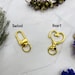 Custom Charm Keychain: Personalized Initial Bag Charm, Purse Accessory ...