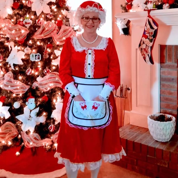 Mrs Claus Costume - Etsy