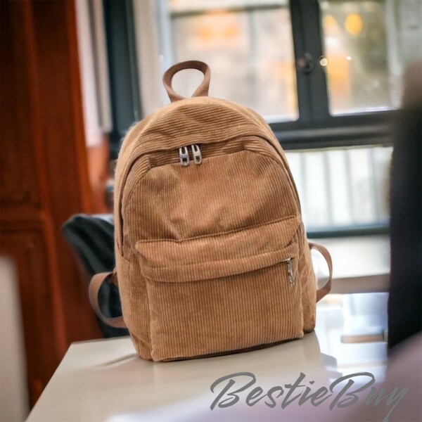 Corduroy Backpack - Etsy