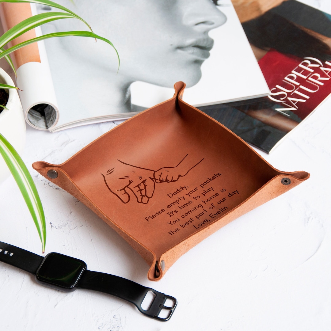 Empty Your Pockets Daddy, Custom Valet Tray for Dad, Father's Day Gift ...