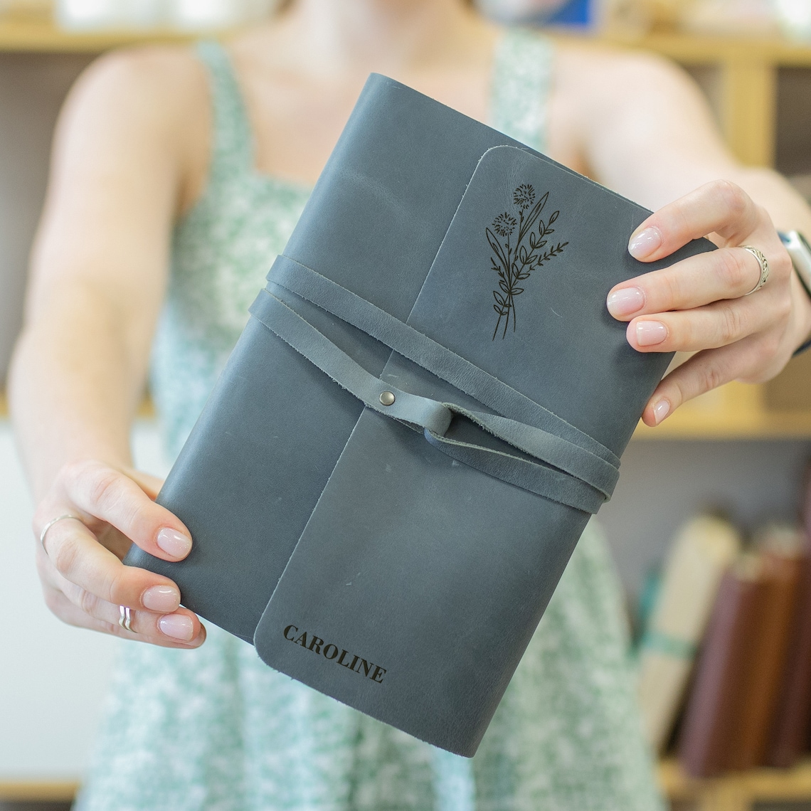 Personalized Book Cover Leather Book Cover Custom Book - Etsy