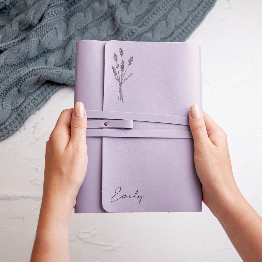 Personalized Gift for Her, Personalized Leather Journal Refillable, A5 ...