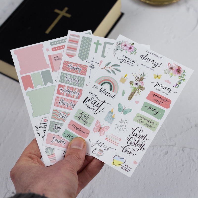 Bible Journal Stickers - Etsy