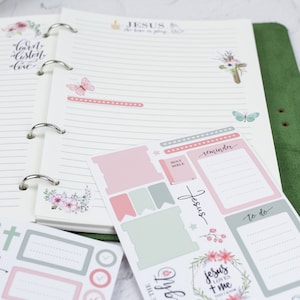 Add-on Bible Journaling Stickers, Christian Stickers, Bible Study ...
