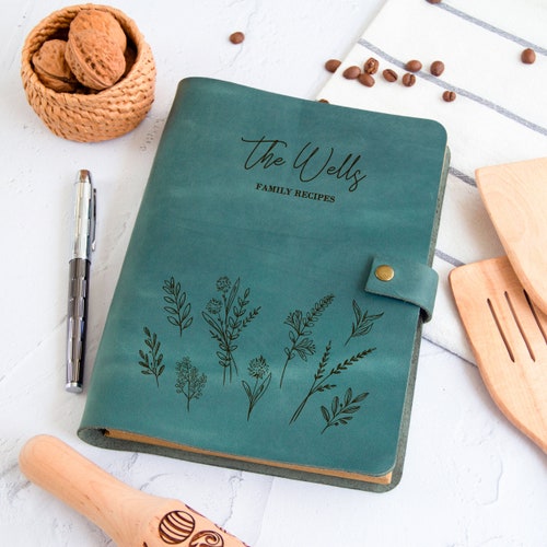 Recipe Book Custom Blank Binder Gifts for Mom Wooden Cookbook - Etsy